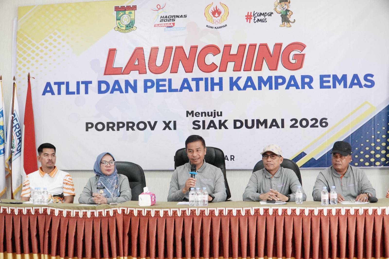 Sempena Haornas ke-42, Bupati Kampar Launching Atlit dan Pelatih Kampar ...